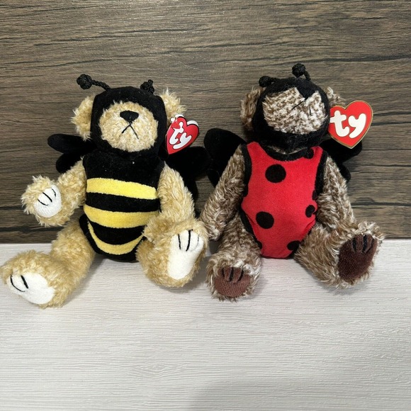 Ty | Toys | Ty Attic Treasures Beanies Beezee Bumblebee Bugsy Ladybug 8 ...